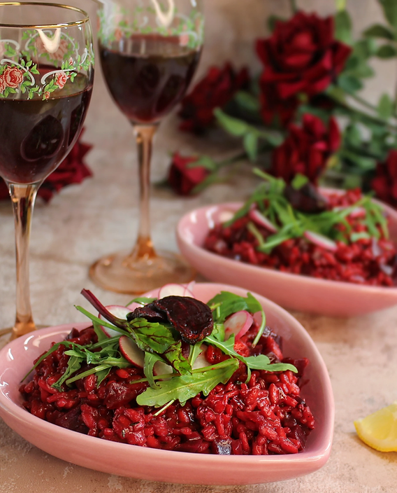 beetroot risotto