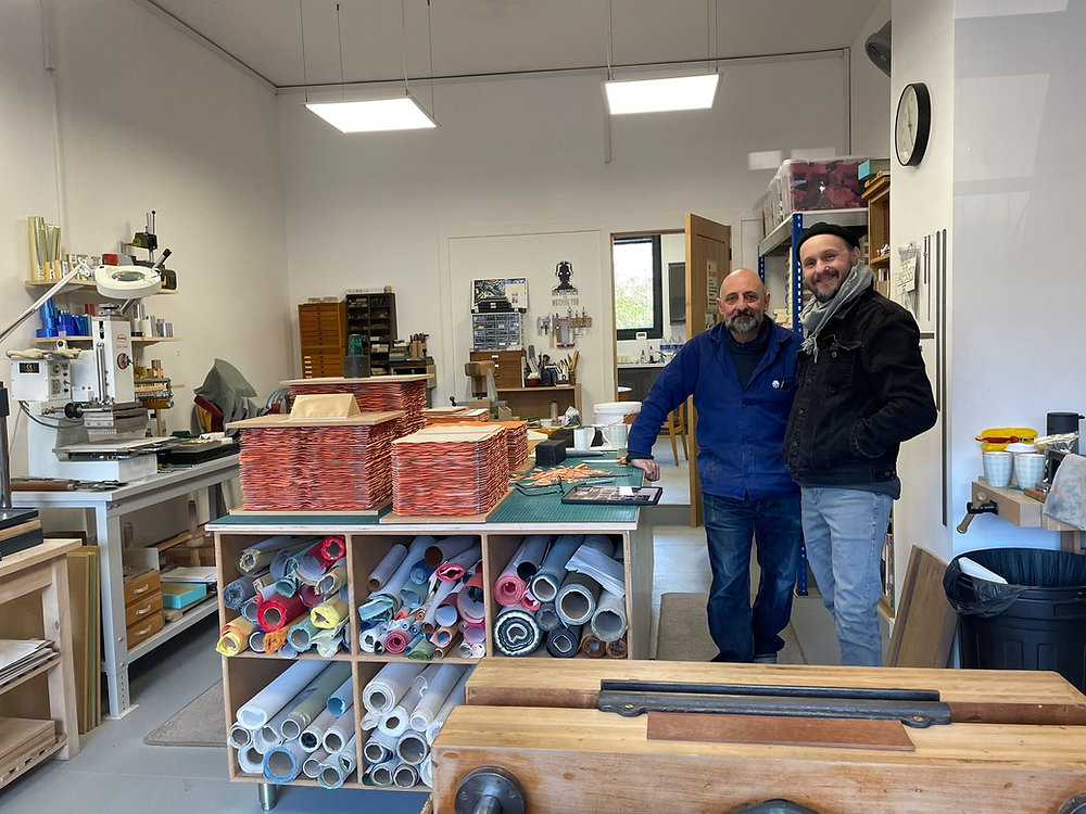 An Inspiring Visit to a Bookbinder