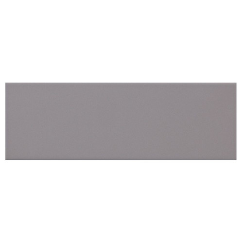 Retro Rectangle Grey Ceramic Gloss Tile 300x100mm | CurvaStone