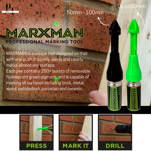 Marxman Marker, Marking Tool, Quick and Easy Surface Marking