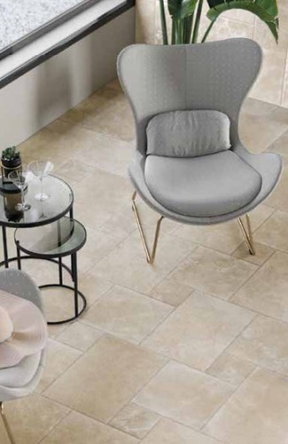 Pietra Tramonto Beige Porcelain Matt Tiles - Mixed Sizes | CurvaStone