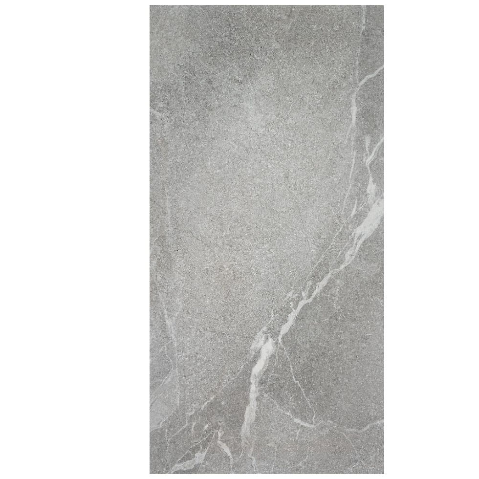 Bordeaux Grey Stone Effect Porcelain Matt Tile 1200x600mm | CurvaStone