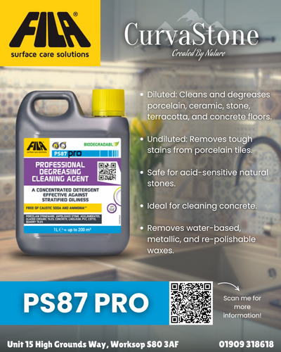 PS87 Pro - Professional Degreasing Cleaning Agent | CurvaStone