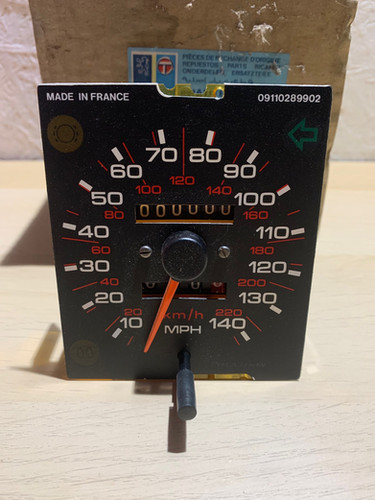 Peugeot 205 Gti Speedometer, N.O.S | BorderPeugeotSpares