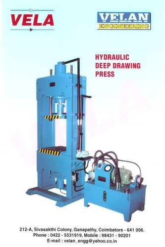 Hydraulic Deep Drawing Press | Velan Engineering