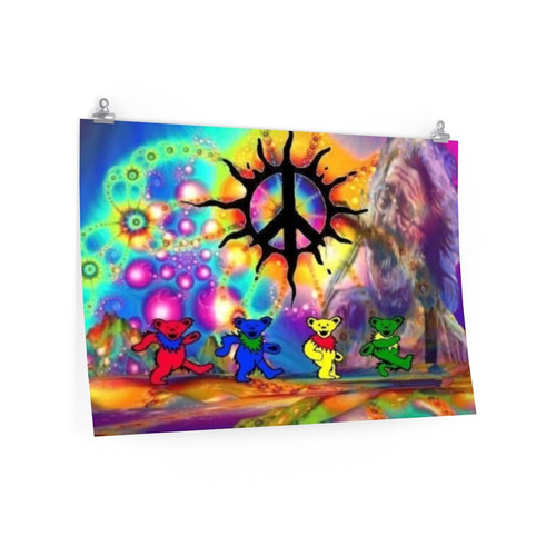 Premium Matte horizontal posters Grateful Dead Bears | Speak Your Mind