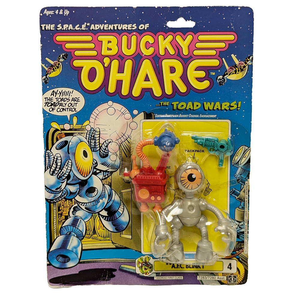 VINTAGE 1990 HASBRO BUCKY O'HARE A.F.C. BLINKY FIGURE | Decades of Cool ...