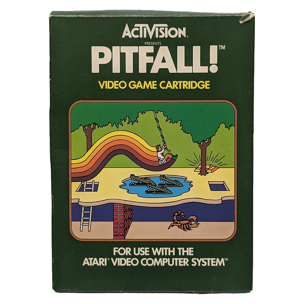 VINTAGE 1982 ACTIVISION PITFALL GAME CARTRIDGE FOR ATARI 2600 (TESTED ...