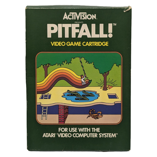 VINTAGE 1982 ACTIVISION PITFALL GAME CARTRIDGE FOR ATARI 2600 (TESTED ...