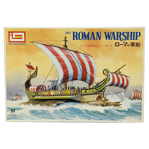 VINTAGE 1973 IMAI ROMAN WARSHIP MODEL KIT COMPLETE UNASSEMBLED ...