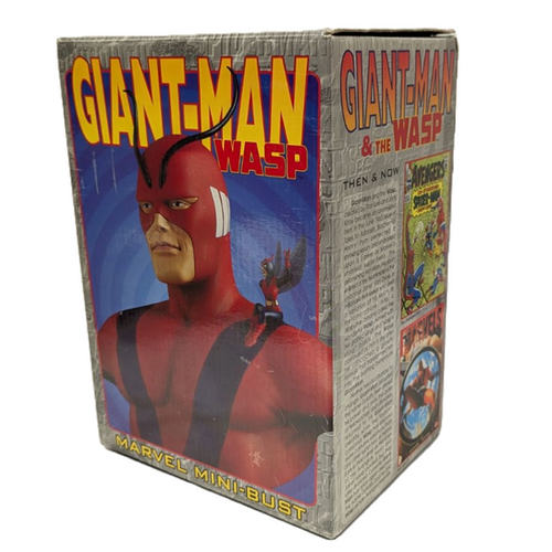 VINTAGE 2001 BOWEN DESIGNS MARVEL GIANT-MAN AND THE WASP MINI BUST ...