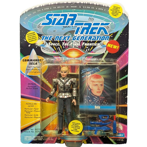 VINTAGE 1993 PLAYMATES STAR TREK TNG COMMANDER SELA FIGURE | Decades of ...