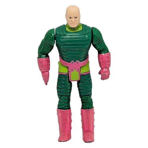 VINTAGE 1984 KENNER SUPER POWERS LEX LUTHOR FIGURE LOOSE INCOMPLETE ...
