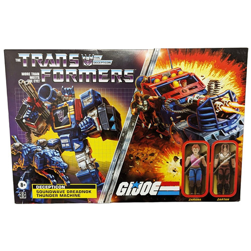 2024 TRANSFORMERS X GI JOE SOUNDWAVE DREADNOK THUNDER MACHINE ACTION ...
