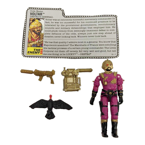 VINTAGE 1988 HASBRO G.I. JOE VOLTAR FIGURE COMPLETE | Decades of Cool Toys