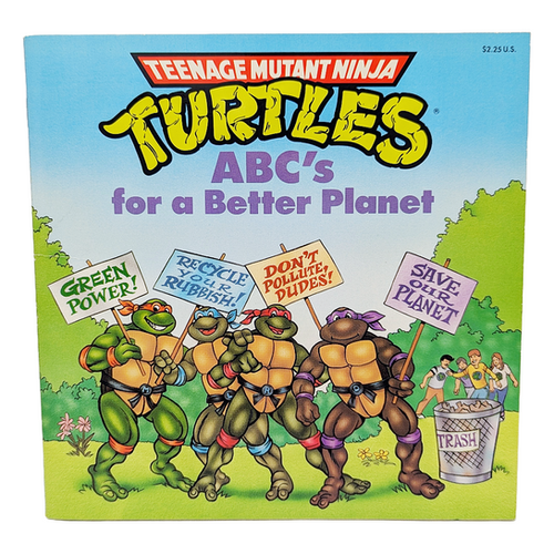 VINTAGE 1991 RANDOM HOUSE TMNT ABC'S FOR A BETTER PLANET BOOK | Decades ...