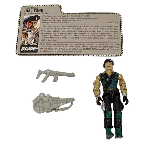 VINTAGE 1986 HASBRO G.I. JOE DIAL-TONE FIGURE COMPLETE | Decades of ...