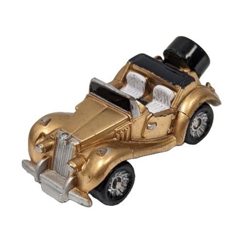 VINTAGE 1986 GALOOB MICRO MACHINES GOLD MG CONVERIBLE CAR (LOOSE ...