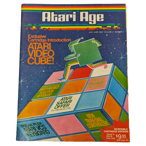 VINTAGE 1983 ATARI ATARI AGE MAGAZINE VOLUME 2 NUMBER 1 | Decades of ...