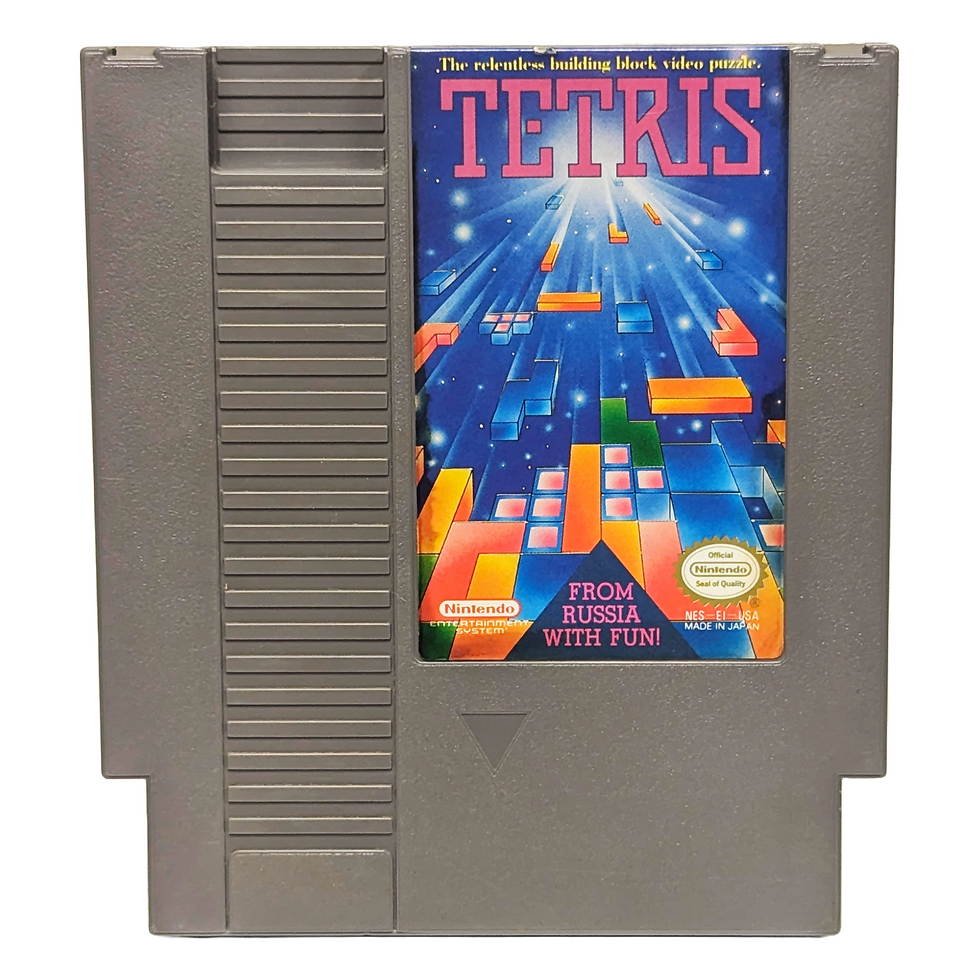 VINTAGE 1989 NINTENDO NES TETRIS GAME LOOSE | Decades of Cool Toys