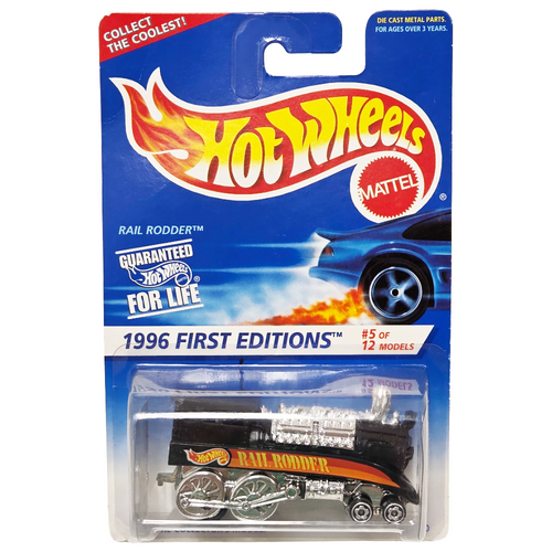 VINTAGE 1995 MATTEL HOT WHEELS 1ST EDITIONS RAIL RODDER (BLACK ...
