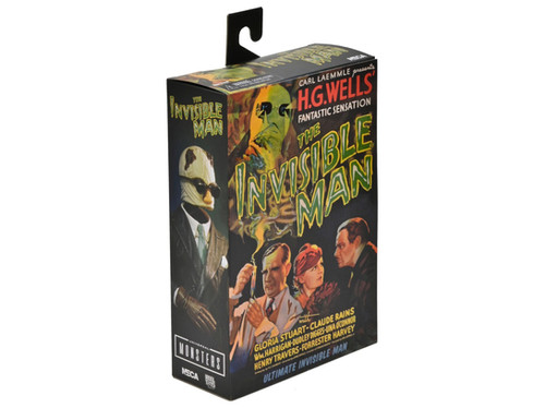 2022 NECA UNIVERSAL MONSTERS 7" ULTIMATE THE INVISIBLE MAN ACTION ...