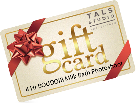 3 Hr BOUDOIR Milk Bath Photoshoot $599 | Tals Studio