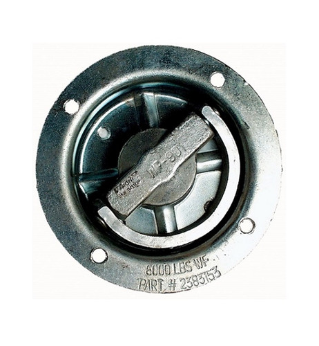 Recessed Tie Down 360 Degree D-Ring 6000 lb | worxshaulers