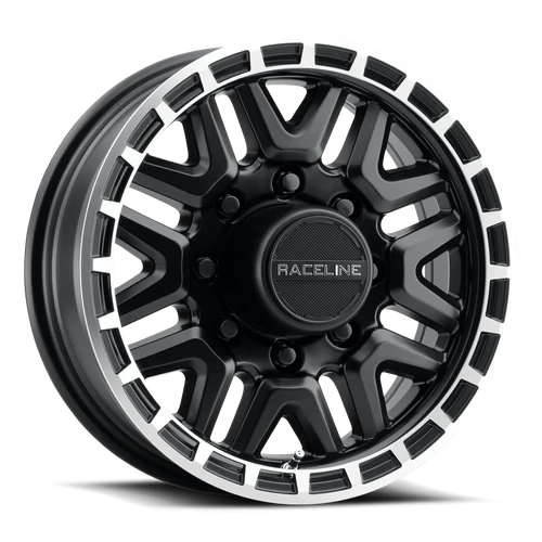 16 inch Raceline 953BM Krank with 8 Lug on 6.5 inch dia. bolt pattern ...