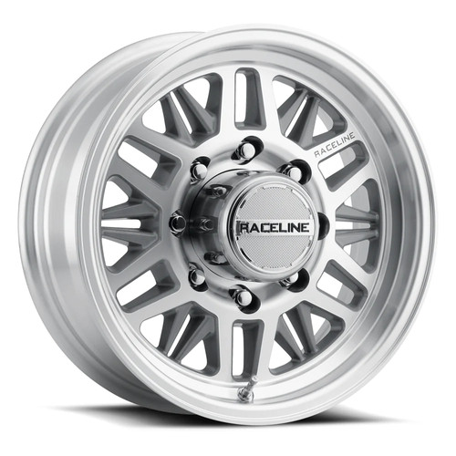 16 inch Raceline 451MC Ryno Machined with 8 Lug on 6.5 inch dia. bolt ...