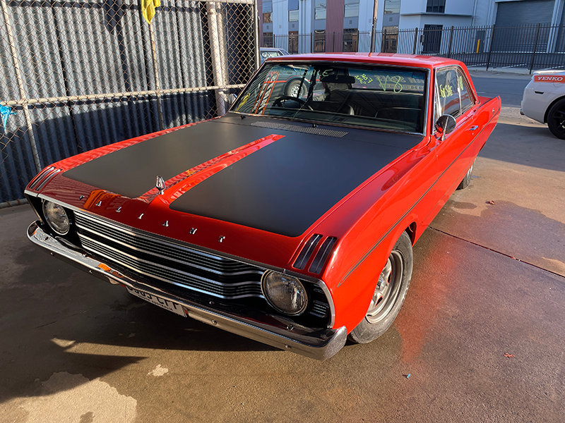 1971 CHRYSLER VALIANT VG 2D HARDTOP - SOLD