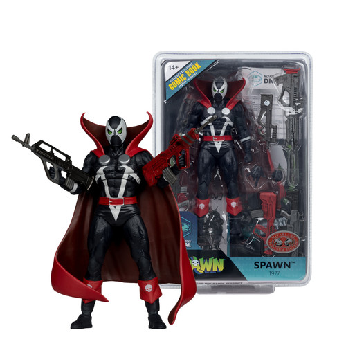 Spawn - Spawn 77 (Black and Red) Action Figure WIth Comic Book (Red ...