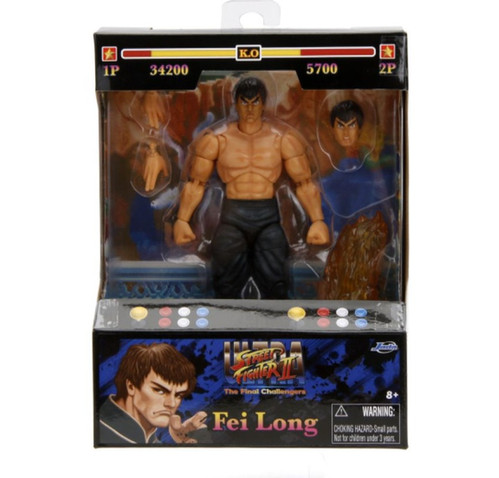 Street Fighter - Fei Long 6" Action Figure | Culture Shock