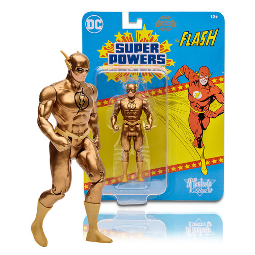 DC Super Powers - The Flash Gold Edition 4.5" Action Figure | Culture Shock