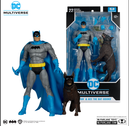 DC Multiverse - Batman & Ace the Bat-Hound (Silver Age) Action Figure ...