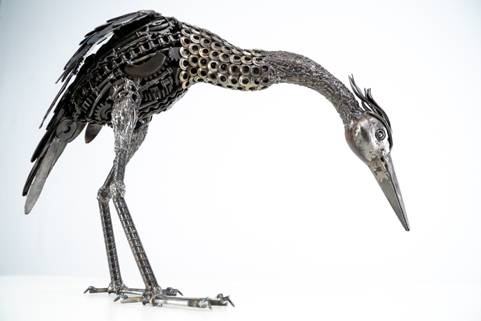 Scrap metal bird sculpture Art Objects Art & Collectibles Sculpture ...