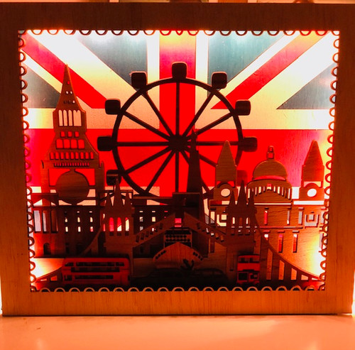 London City Lighted Wall Decor | Gone with the Grain