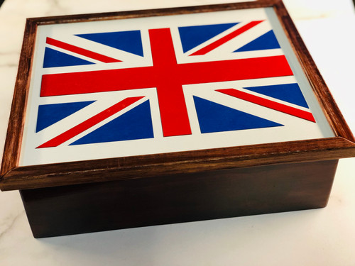 Large Box with Union Jack Lid | Gone with the Grain