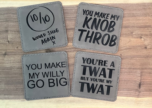 Adult Coasters - Set of 4 | Gone with the Grain