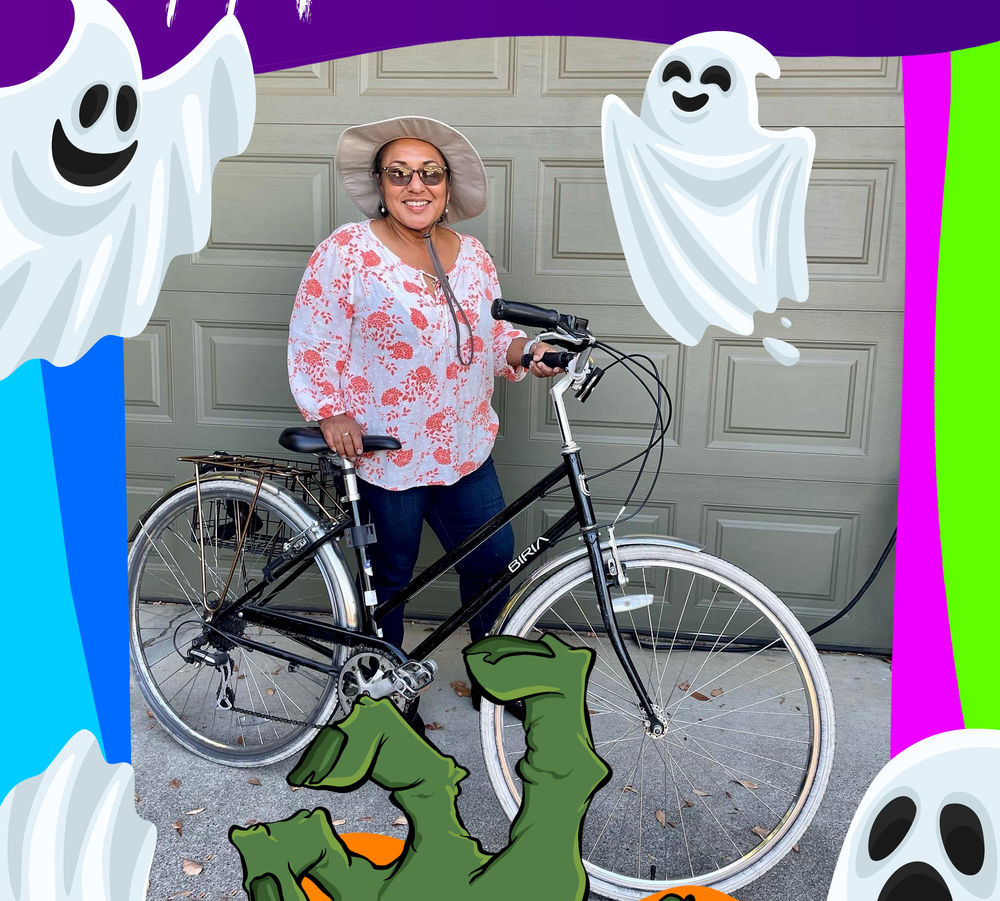 Gloria improves the zombie bike route and supports children with ...