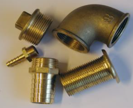 T-kappale sisäkierre, T-fitting F | tekno-marine