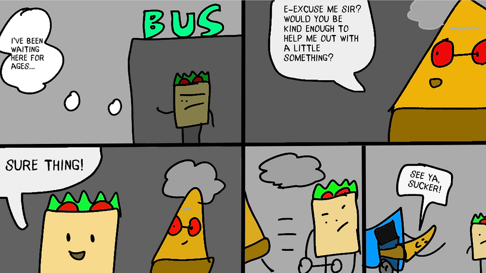 Sandy Comics Season 2, Comic 3, by Parker P.