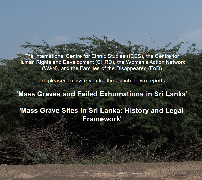 Mass Grave Sites in Sri Lanka | ICES - International