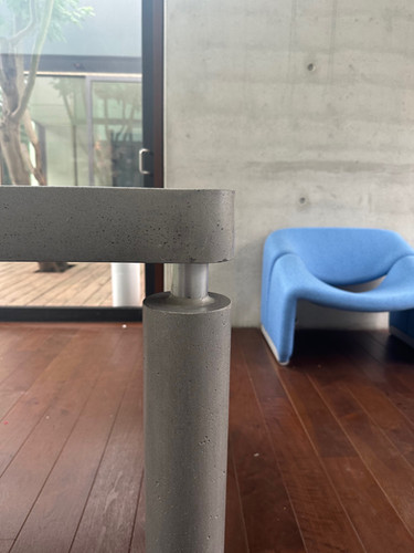Rectangle Floating Concrete Table | BCS Ltd