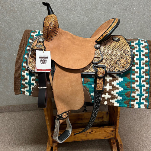15" x 7" Martin Stingray Barrel Saddle | RS Saddlery