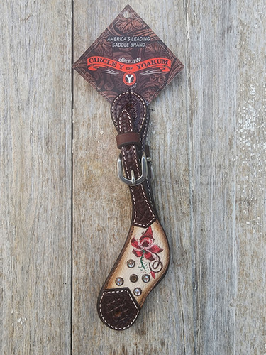 Circle Y Fire Lily Spur Straps | RS Saddlery