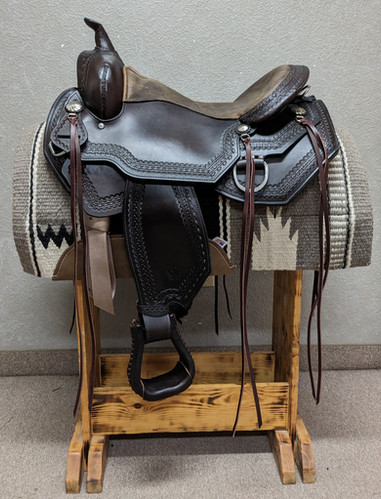 Circle Y Tallgrass Trail Saddle - Chocolate | RS Saddlery