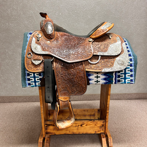 Used 16" Hereford Tex Tan Imperial Show Saddle | RS Saddlery