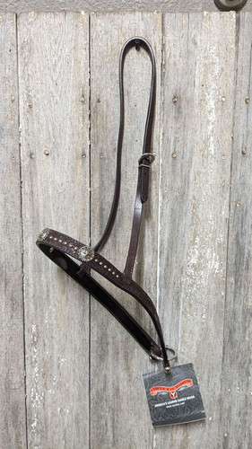 Circle Y Noseband-Star Conchos with SS Spots | RS Saddlery