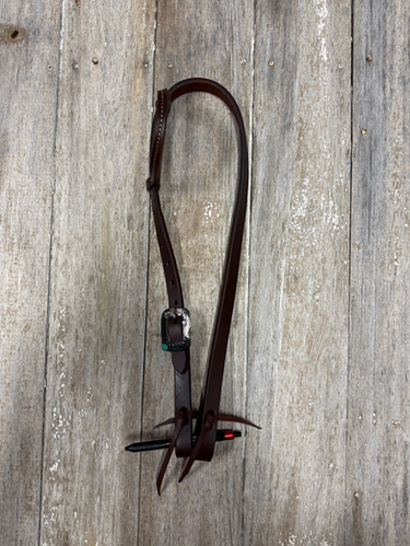 One Ear Headstall - Turquoise Stone Buckle | RS Saddlery